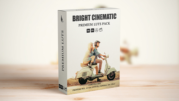 Cinematic Bright Soft Film LUTS Pack, Add Ons | VideoHive